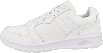 K-Swiss Mens Rival Trainer Sneaker, Wht/Wht/Vapor Blue, 42.5 EU