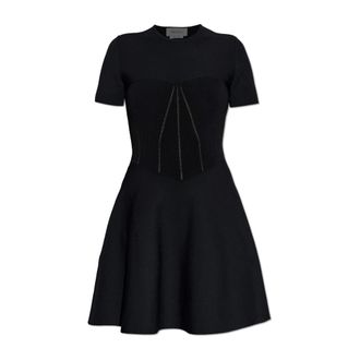 Alexander McQueen Damen, Kleider, Schwarzk, SGr&ouml;&szlig;e