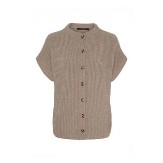 BTF-CPH Cashmere mit Waschb&auml;rgarn-Cardigan - - Knitwear - Damen - Braun - L