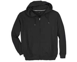 Redfield Sweatjacke &Uuml;bergr&ouml;&szlig;en Sweatjacke Herren schwarz Redfield