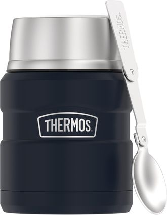Thermos SK3000MDB4 Stainless King Food Jar, 16 Ounce, Matte Blue