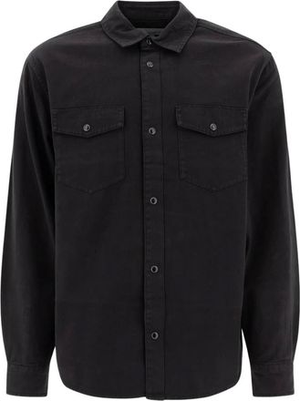 Carhartt Work in Progress Homme, Chemises, Noir, Taille: M Long Sleeve Work Shirt
