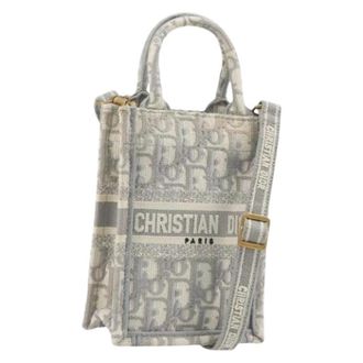 Dior Pre-owned Trotter Canvas Tote Bag - - Pre-owned - Damen - Grau - ONE SIZE