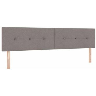 vidaXL Kopfteil mit Kopfteil Taupe 200 cm Stoff Vidaxl