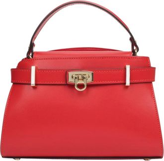 Estro & Luminara Femme, Sacs, Rouge, Taille: ONE Size Satchel Bag