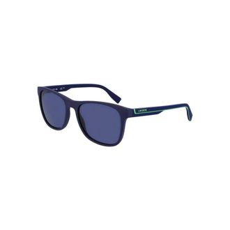 Lacoste Eckige Sonnenbrille - - Accessories - Herren - Blau - 56 MM