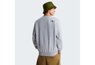 The North Face Kapuzensweatshirt M DREW PEAK REGULAR CREW sportlicher Stil, aus Baumwolle und Polyester