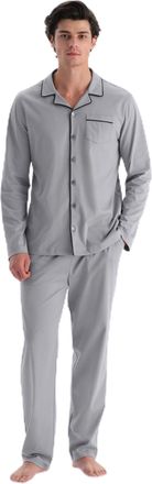 Dagi Mens Grey Mercerized Pants, 2XL