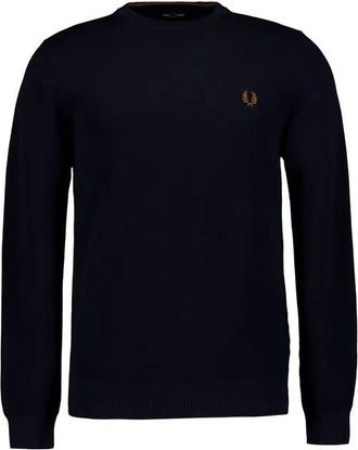 Fred Perry Herren Pullover blau unifarben