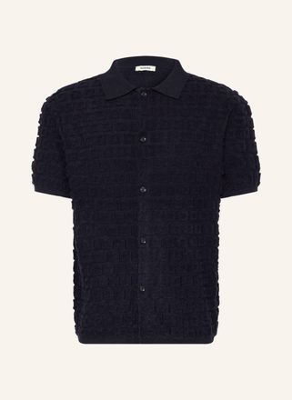 Sandro Sandro Kurzarm-Hemd Comfort Fit blau