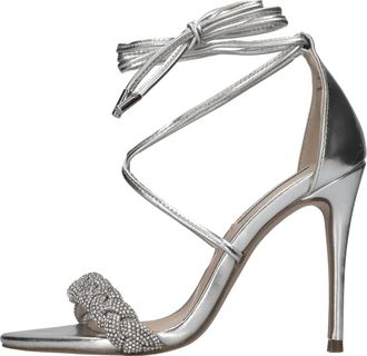 Steve Madden Femme, Chaussures, Gris, Taille: 35 1/2 EU Sandales &agrave; talons hauts