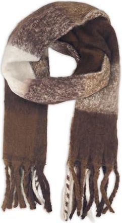 styleBREAKER &Eacute;charpe en tissu pour femme &agrave; motif &agrave; carreaux | Longue &eacute;charpe avec glands &eacute;pais et longs | &Eacute;charpe tricot&eacute;e dhiver douce en mati&egrave;re chaude type &eacute;tol