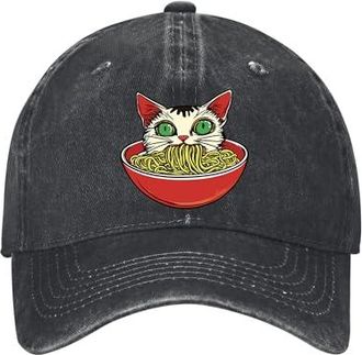 Generic Chapeau De Soleil Chat Nouille Chapeau De Sport Athl&eacute;tique Casquette Trucker D&eacute;contract&eacute;e Casquette De Baseball pour Randonn&eacute;e Entra&icirc;nements Quotidien
