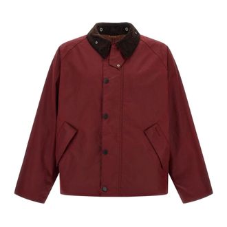Barbour OS Transport Jacket - Homme - Vestes - Rouge - Taille: 3XS