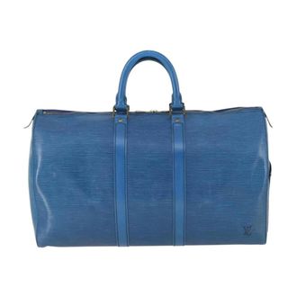 Louis Vuitton unisex, Pre-owned, Bleu, Taille: ONE Size Sac de voyage Keepall Pre-owned