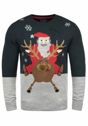 Blend Weihnachtspullover Rudolph