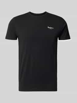 Pepe Jeans London Slim Fit T-Shirt aus Baumwoll-Mix Modell ORIGINAL BASIC 3