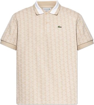 Lacoste Homme, Tops, Beige, Taille: XL Polo Monogramme