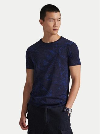 Polo Ralph Lauren T-Shirt 710P04019001 Dunkelblau Custom Slim Fit