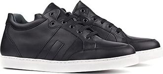 Masaltos Chaussures réhaussantes pour Homme avec Semelle Augmentant la Taille jusquà 7cm. Fabriquées en Peau. Modèle Ibiza B Noir 44