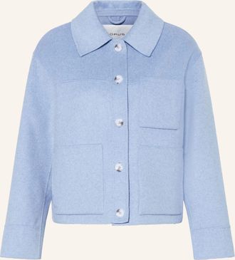 OPUS Kastenjacke Helia blau