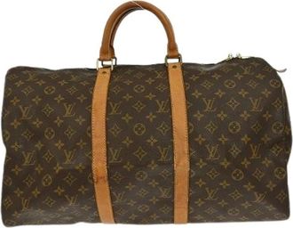 Louis Vuitton unisex, Pre-owned, Brun, Taille: ONE Size Sac Week-end Vintage en Toile Pre-owned