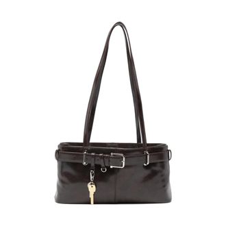 Osoi Osoi, Femme, Sacs, Brun, Taille: ONE Size Sac bandouli&egrave;re &agrave; boucle