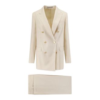 Tagliatore Femme, Costumes, Beige, Taille: 38 FR Jasmine Double-Breasted Suit