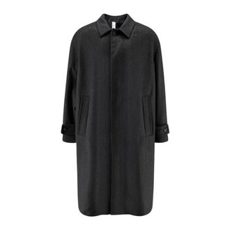 Hev&ograve; Single-Breasted Coats - - Coats - Herren - Grau - L