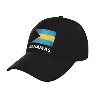 Generic Chapeau De Baseball Drapeau des Bahamas Chapeau De Golf R&eacute;glable Respirante Casquette Visi&egrave;re, pour Cyclisme, Gar&ccedil;on, La Course, 55-59cm