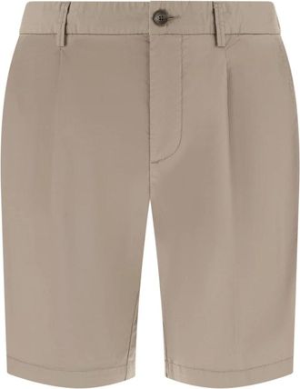 Boggi Milano Homme, Shorts, Beige, Taille: XL Short Coulisse en Coton Stretch
