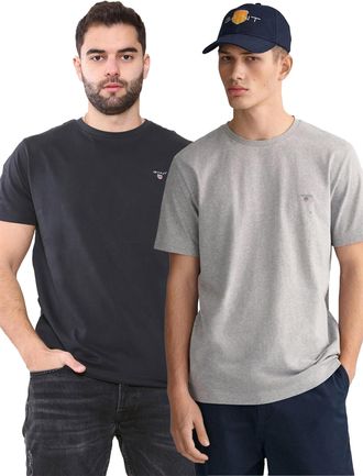 GANT | 2er-Pack Herren Rundhals-T-Shirt