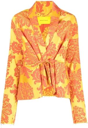 Marques Almeida Femme, Vestes, Multicolore, Taille: 40 FR Veste Ajust&eacute;e Drap&eacute;e