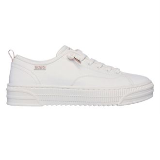 Skechers Bobs Copa Sneaker f&uuml;r Damen, Plattform-Absatz (Wei&szlig;)