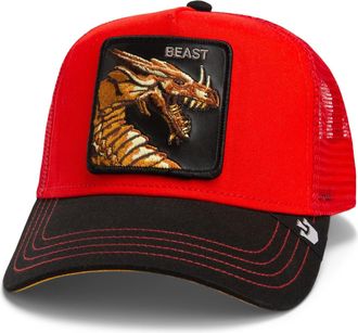 Goorin Brothers Trucker Cap The Dragon Beast Scarlet Rot, Size:OneSize