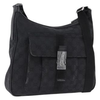 Gucci Pre-owned Toile sacs-gucci - Femme - Pre-owned - Noir - Taille: ONE Size