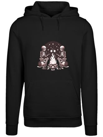 F4NT4STIC Hoodie Skelette Lagerfeuer Marshmallow