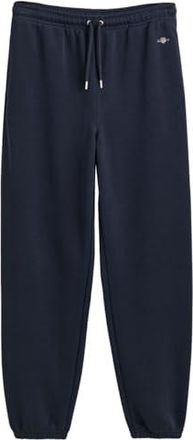 GANT Pantalon de surv&ecirc;tement Reg Shield d&eacute;contract&eacute;, Bleu Nuit, XL Femme