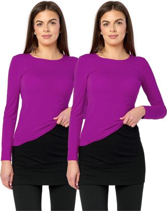 Merry Style Damen Verl&auml;ngerungsgurt f&uuml;r Hemden T-Shirts Nierenw&auml;rmer Minirock MS10-202 2PACK (2Pack-Schwarz/Schwarz, 5XL)