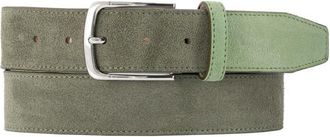 Lindenmann Herren G&uuml;rtel gr&uuml;n Nubuk