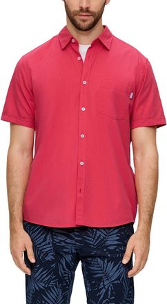 s.Oliver Baumwollhemd mit Musterstruktur