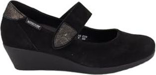Mephisto Giordana d&eacute;collet&eacute; Femme avec Velcro et Semelle Amovible 12200-14052 Black Size: EU 3.5 ITA 36 USA 6 CM 22,8