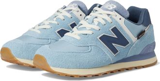 New Balance Unisex-Erwachsene 574 V2 Sneaker, Hellblau/Indigo, 13 Wide Women/11.5 Men