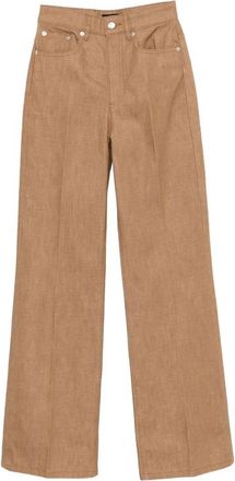 A.P.C. A.p.c., Femme, Jeans, Brun, Taille: W25 Jean Large Taille Haute