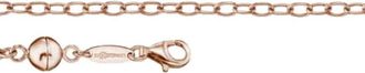 Der Kettenmacher Damen Verlängerungskette Ankerkette mit Magnetverschluss aus Sterlingsilber in der Farbe Roségold, Länge: 7cm, MAG-7R