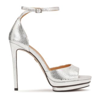 Kazar Silberne Plateausandalen - - Shoes - Damen - Grau - 39 EU