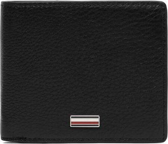Tommy Hilfiger Geldb&ouml;rse Th Central Cc Flap And Coin AM0AM14497 Schwarz