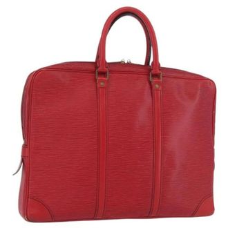 Louis Vuitton Sac &agrave; main vintage en cuir pr&eacute;-poss&eacute;d&eacute; - Femme - Pre-owned - Rouge - Taille: ONE Size