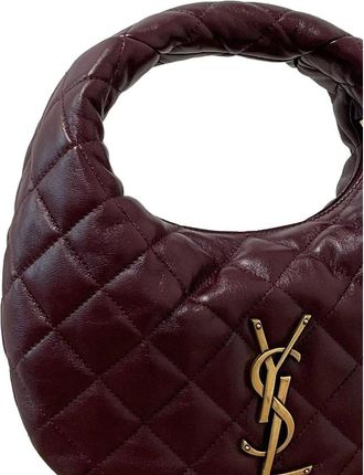 Coach Quilted Lambskin Shoulder Bag - Red