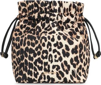 Ganni Femme, Sacs, Brun, Taille: ONE Size Bou Bucket Pouch